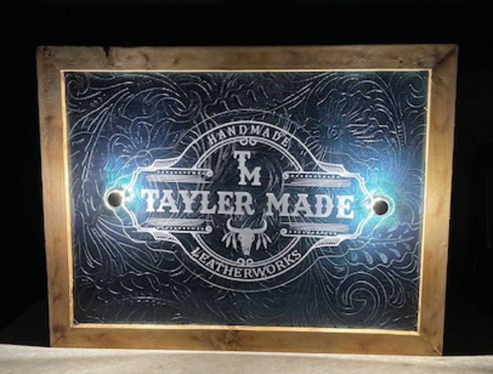 Custom Wood & Acrylic Signs – TaylerMadeLeather